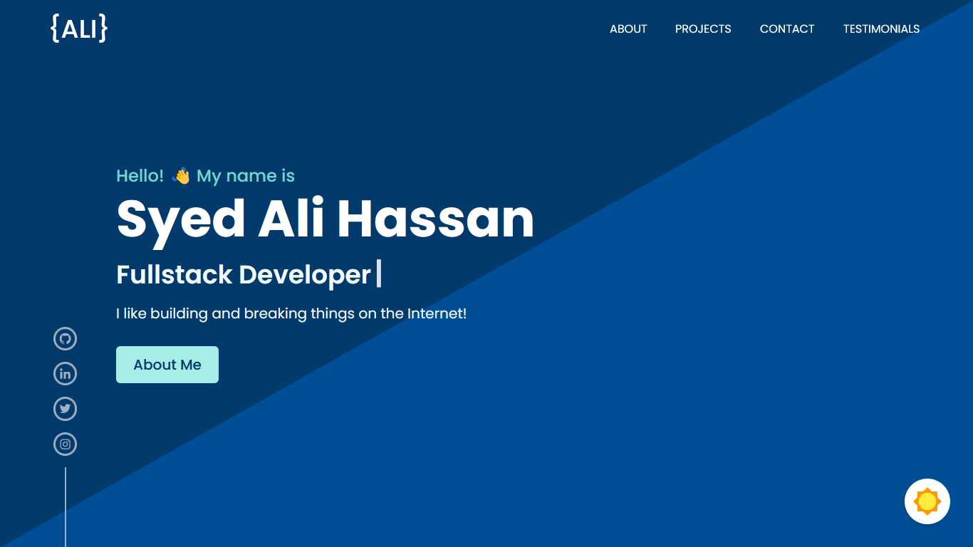 Syed Ali Hassan | Fullstack Developer
